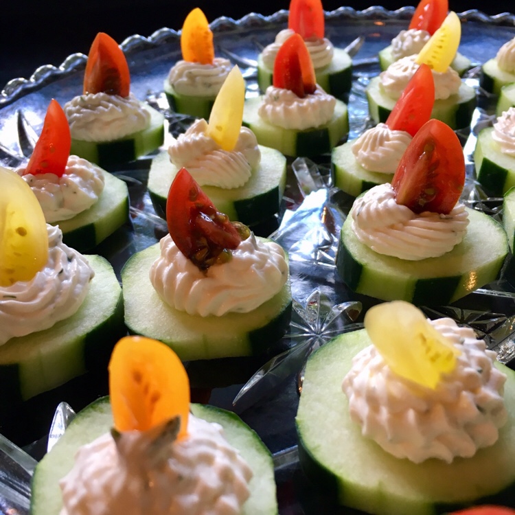 Cool Cucumber Canapés – Place at the Table